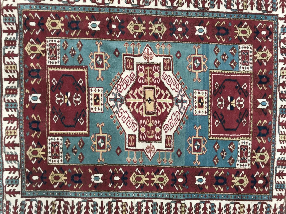Vintage Turkish Konya Kazakh Rug, 1980s for sale at Pamono