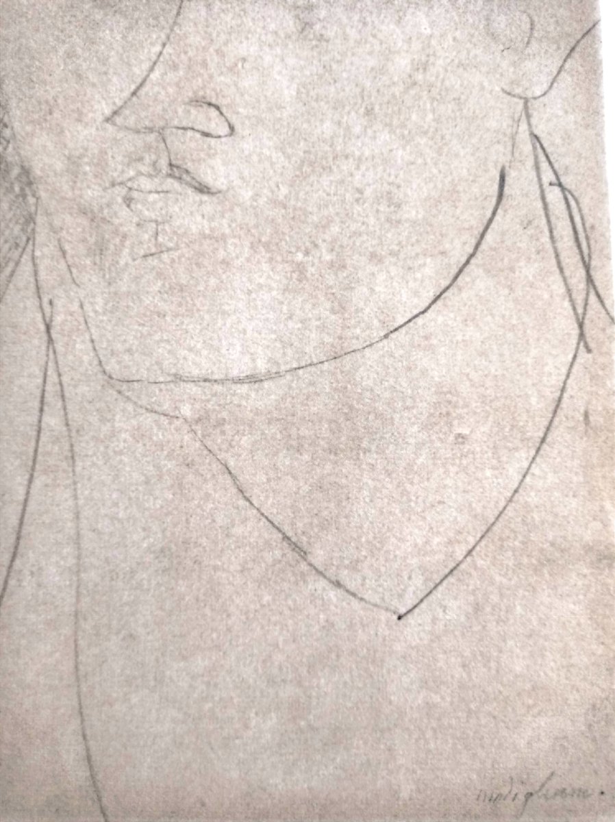 Amedeo Modigliani, Portrait of a Man, Limited Edition Lithograph, Early ...