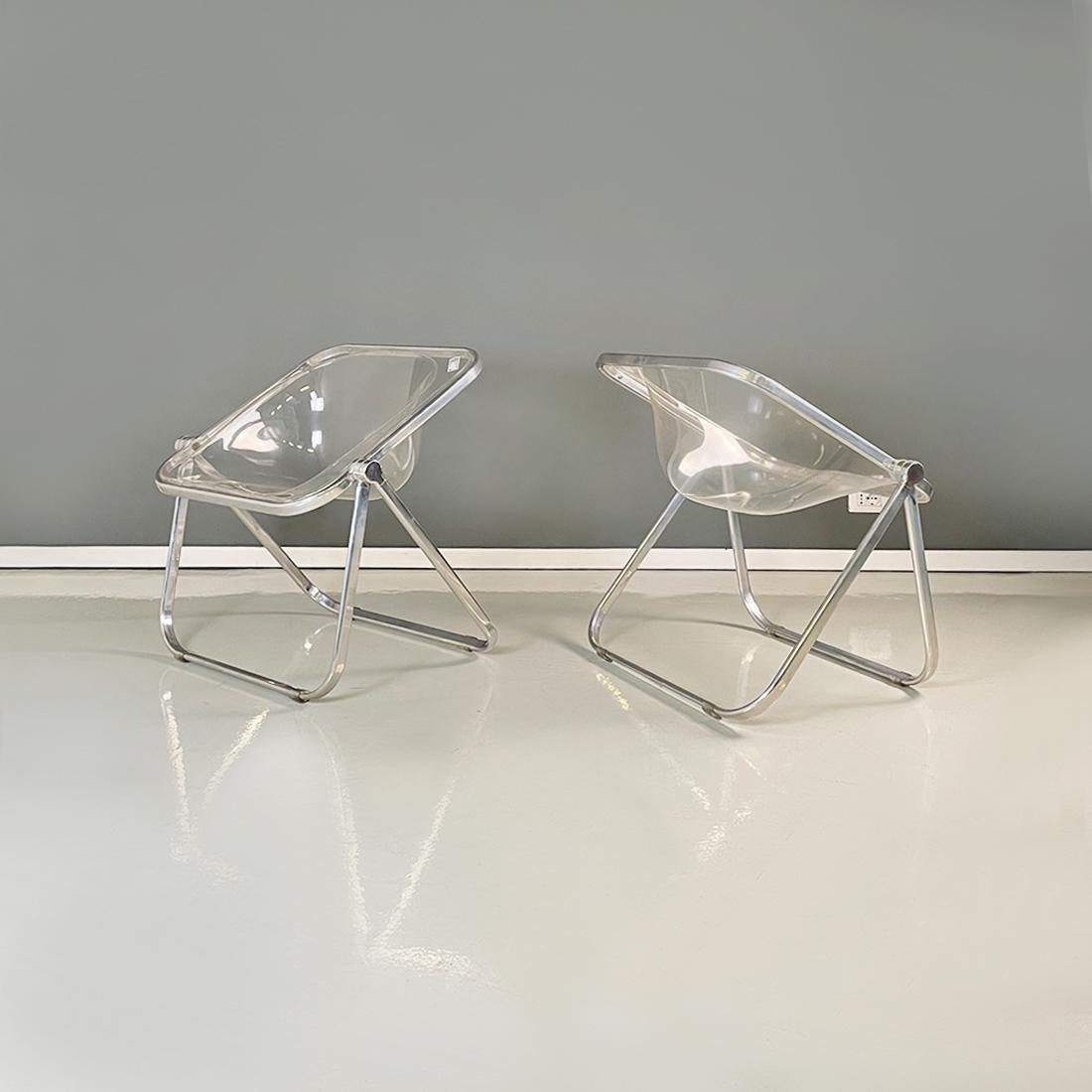 Poltrone Plona moderne attribuite a Giancarlo Piretti per Anonima Castelli, Italia, 1969 in ...