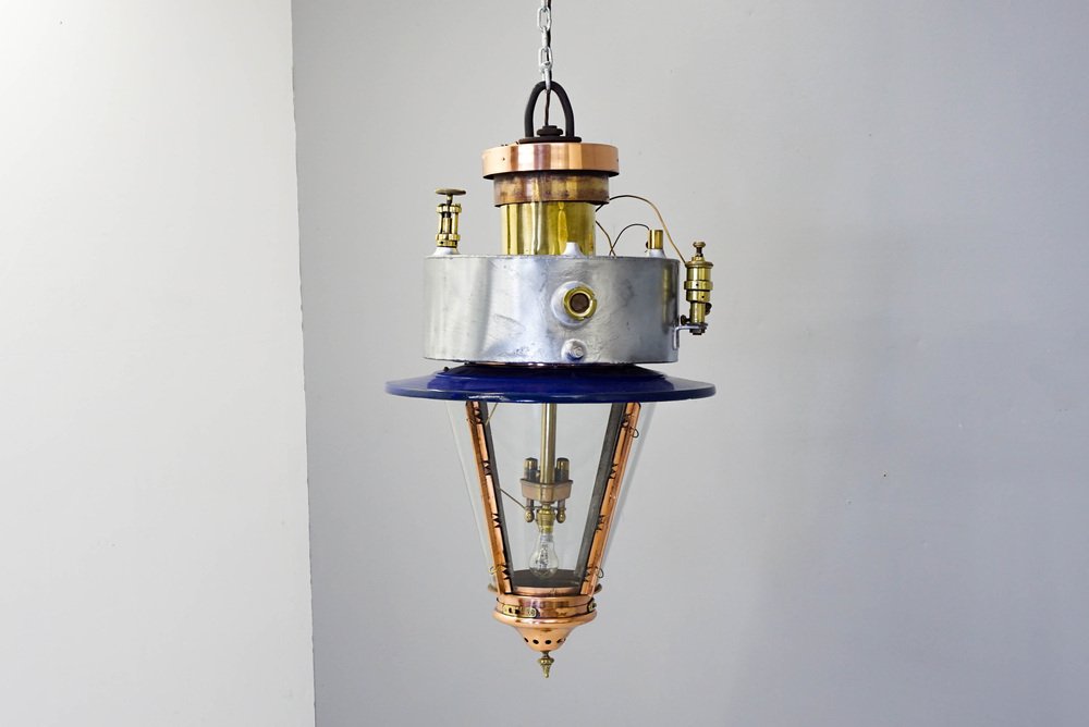 Large Industrial Pendant Light for sale at Pamono