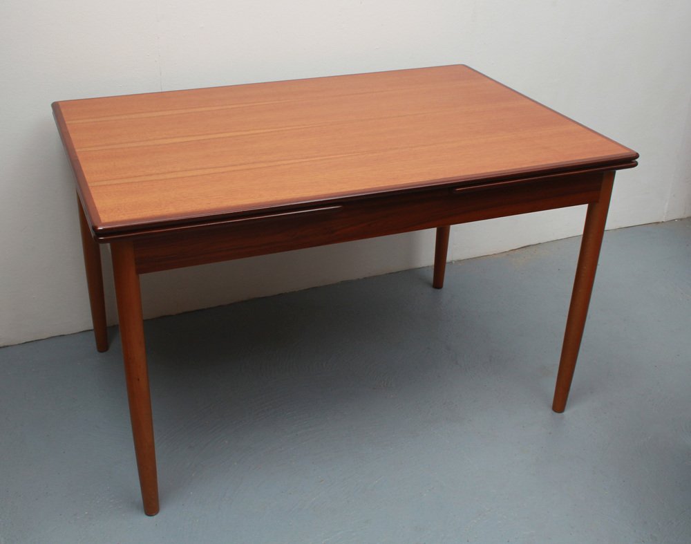 Extendable Dining Table Rosewood 1960s, 1965 for sale at Pamono