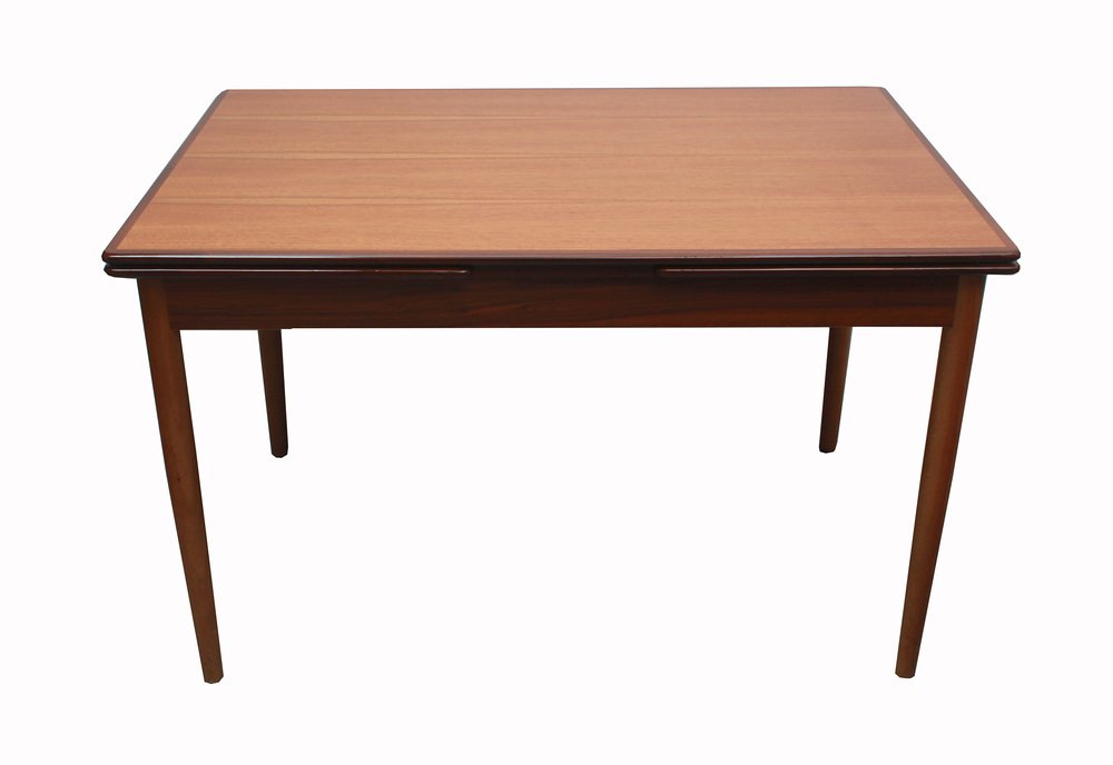 Extendable Dining Table Rosewood 1960s, 1965 for sale at Pamono