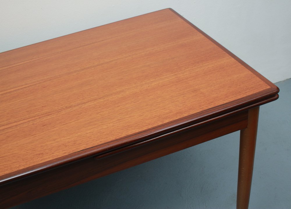 Extendable Dining Table Rosewood 1960s, 1965 for sale at Pamono