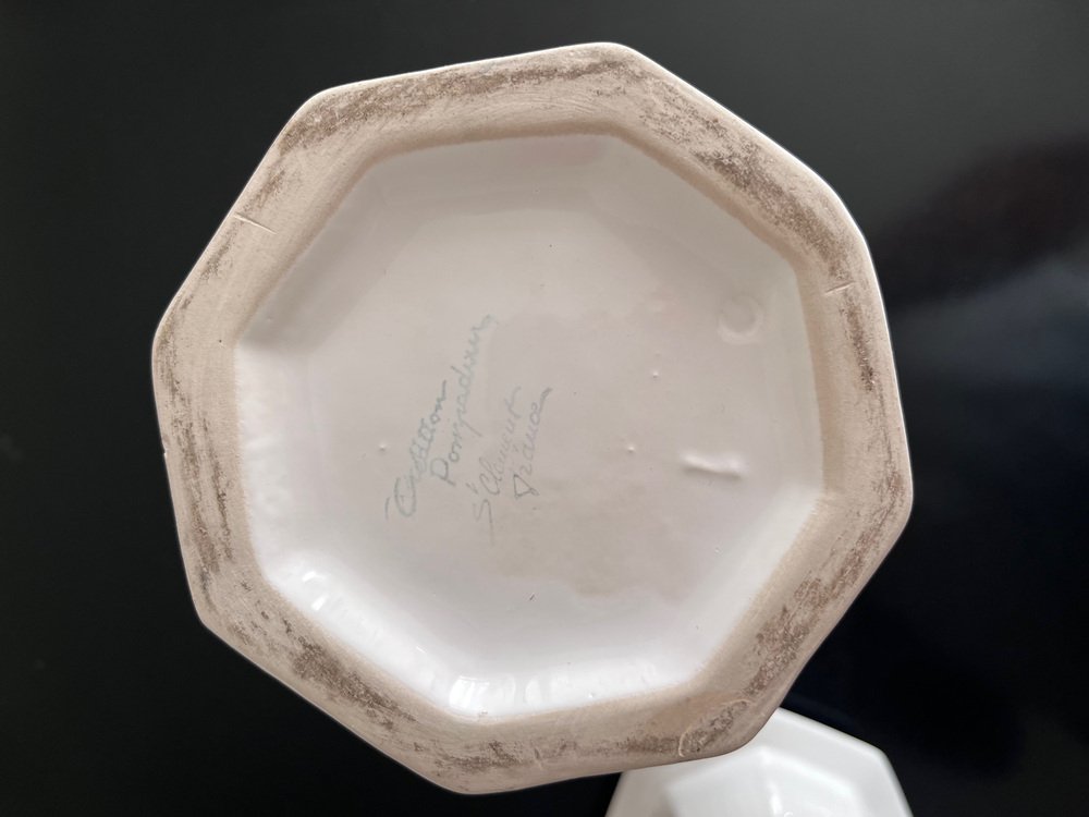 Large Faience Model Pompadour Urn from Saint Clément, 1950s for sale at ...