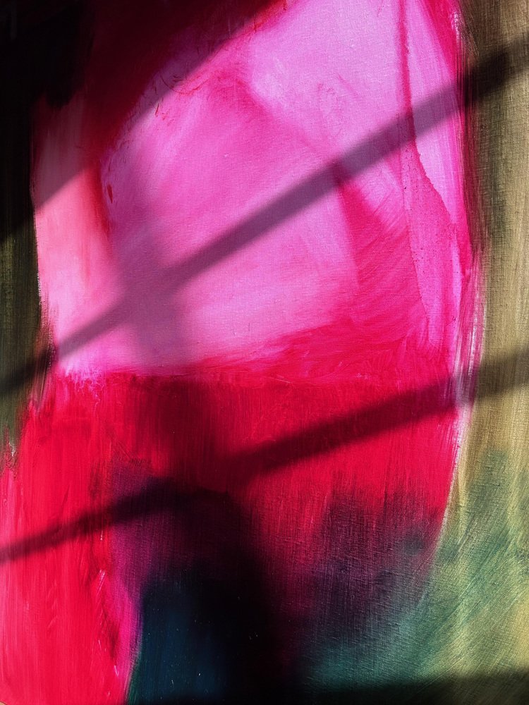 Claudie Baran, When Flowers Makes You Feel Weird, 2022, Oil on Canvas ...