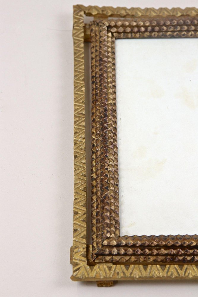 19th Century Tramp Art Gilt Rustic Photo Frame, Austria, 1870s for sale ...