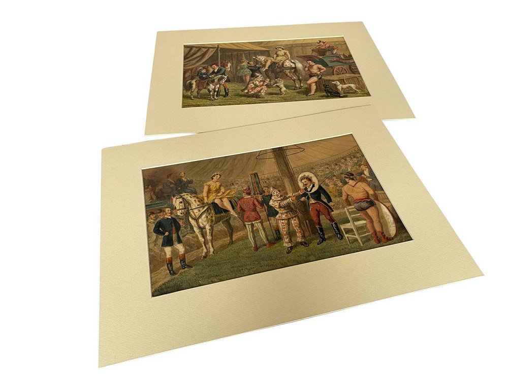 Edward Benjamin Herberte, viktorianischer Zirkus im Ring, 1885 ...