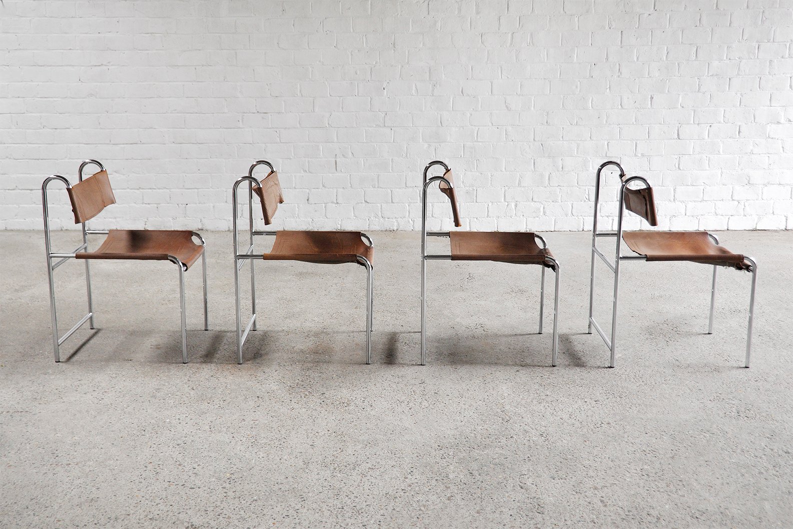 French Dining Chairs by Pascal Mourgue, 1970s, Set of 4 for sale at Pamono