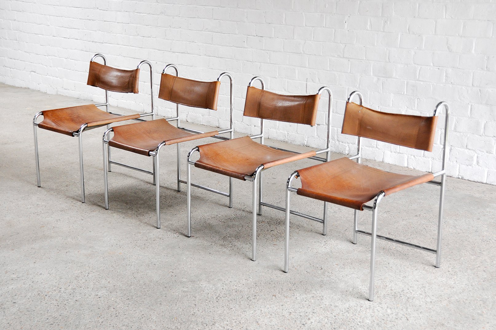 French Dining Chairs by Pascal Mourgue, 1970s, Set of 4 for sale at Pamono