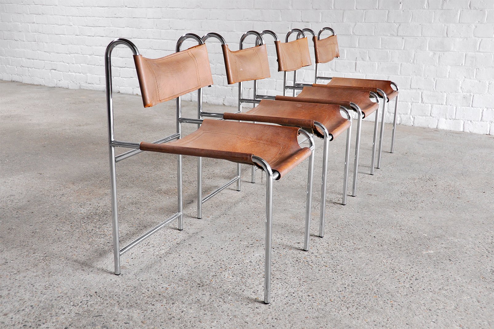 French Dining Chairs by Pascal Mourgue, 1970s, Set of 4 for sale at Pamono