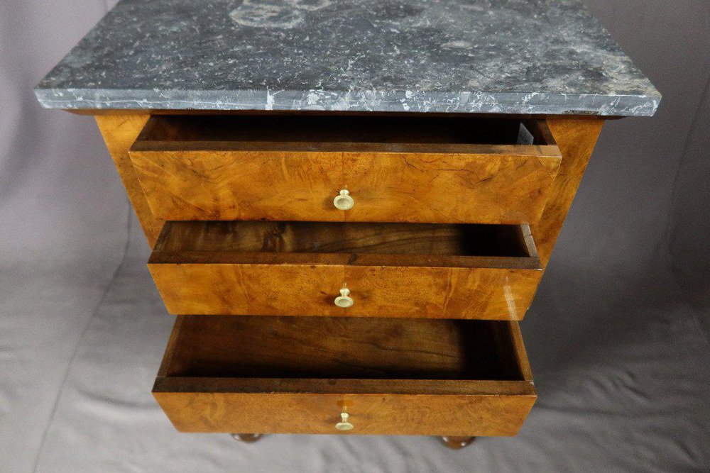 Empire Table with Marble Top for sale at Pamono