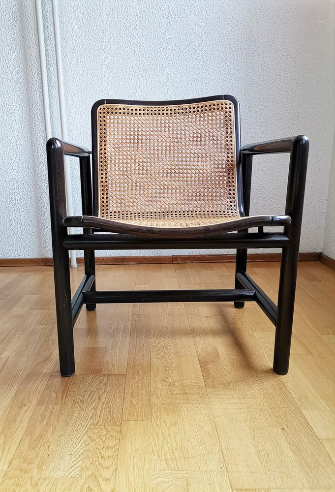 Modern Cane Lounge Chair by Branko Uršič for Stol Kamnik, 1980s for ...