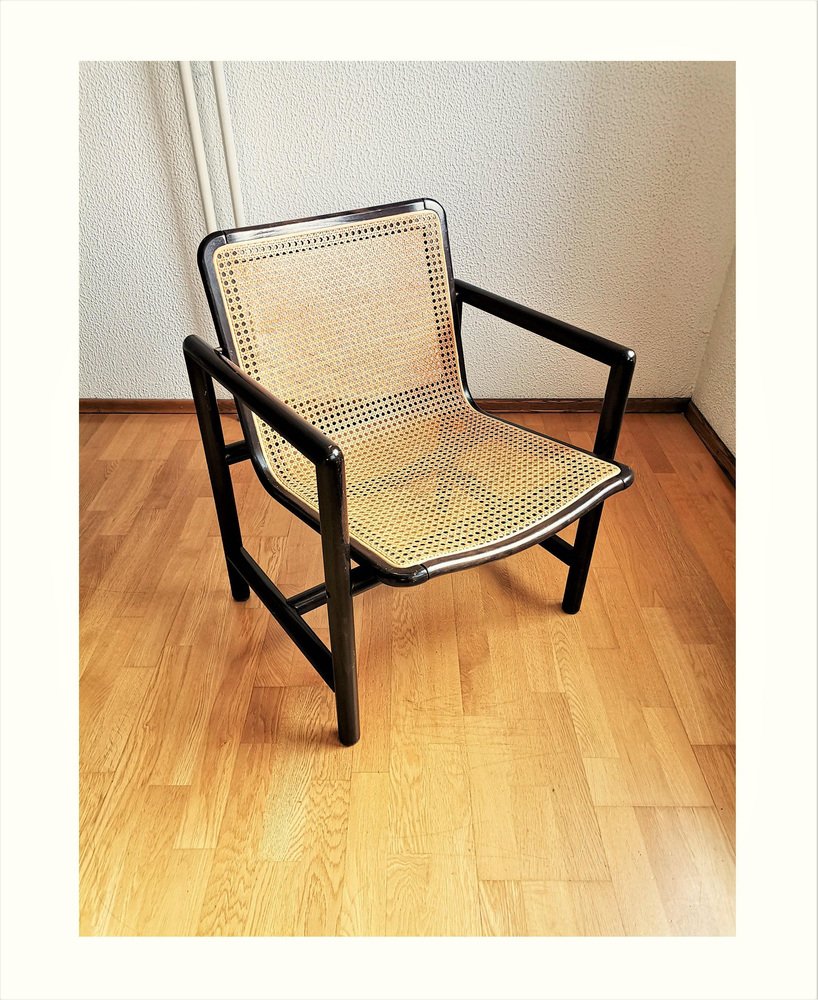 Modern Cane Lounge Chair by Branko Uršič for Stol Kamnik, 1980s for ...