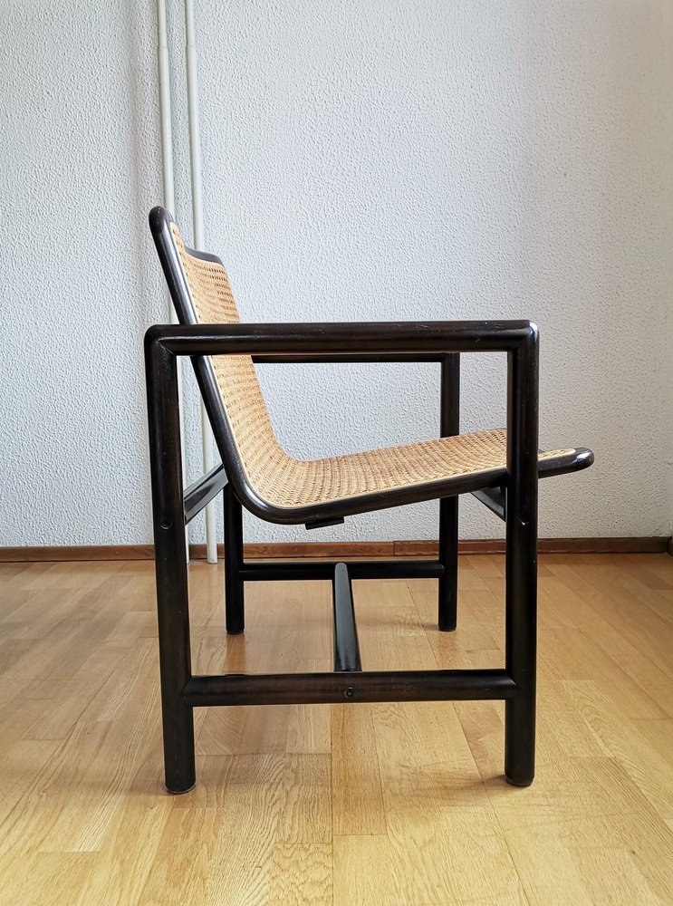 Modern Cane Lounge Chair by Branko Uršič for Stol Kamnik, 1980s for ...