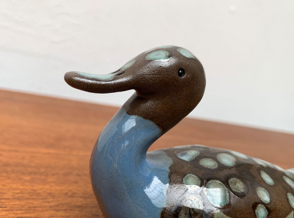 Mid-Century Ceramic Duck Figurine, 1960s for sale at Pamono
