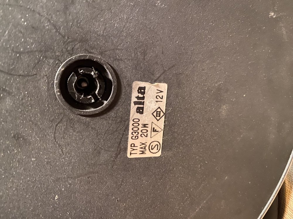 Mid-Century Art Deco-Shaped Floor Lamp from Alta, 1970s for sale at Pamono