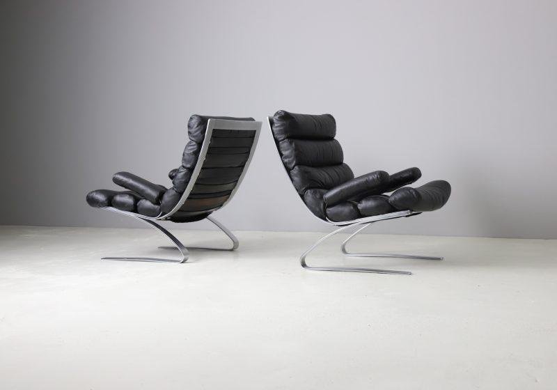 Sinus Sessel von Reinhold Adolf & Hans Jürgen Schröpfer, 1976, 2er Set ...