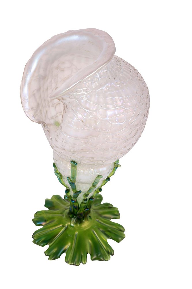Ornamental Shell Vase from Loetz, 1897 for sale at Pamono