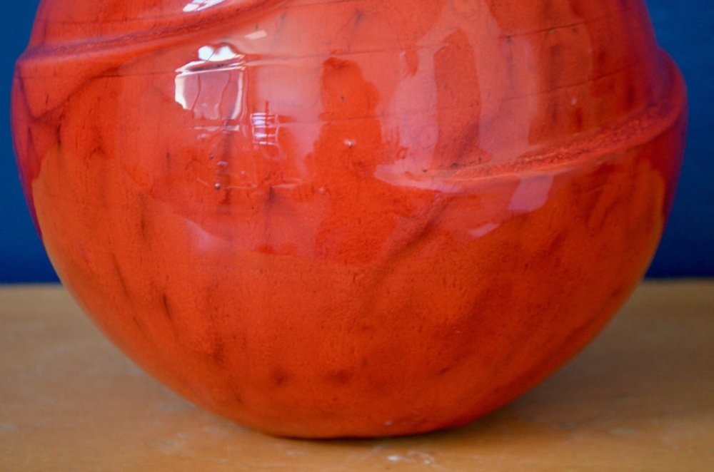 Italian Red Meteorite Vase for sale at Pamono