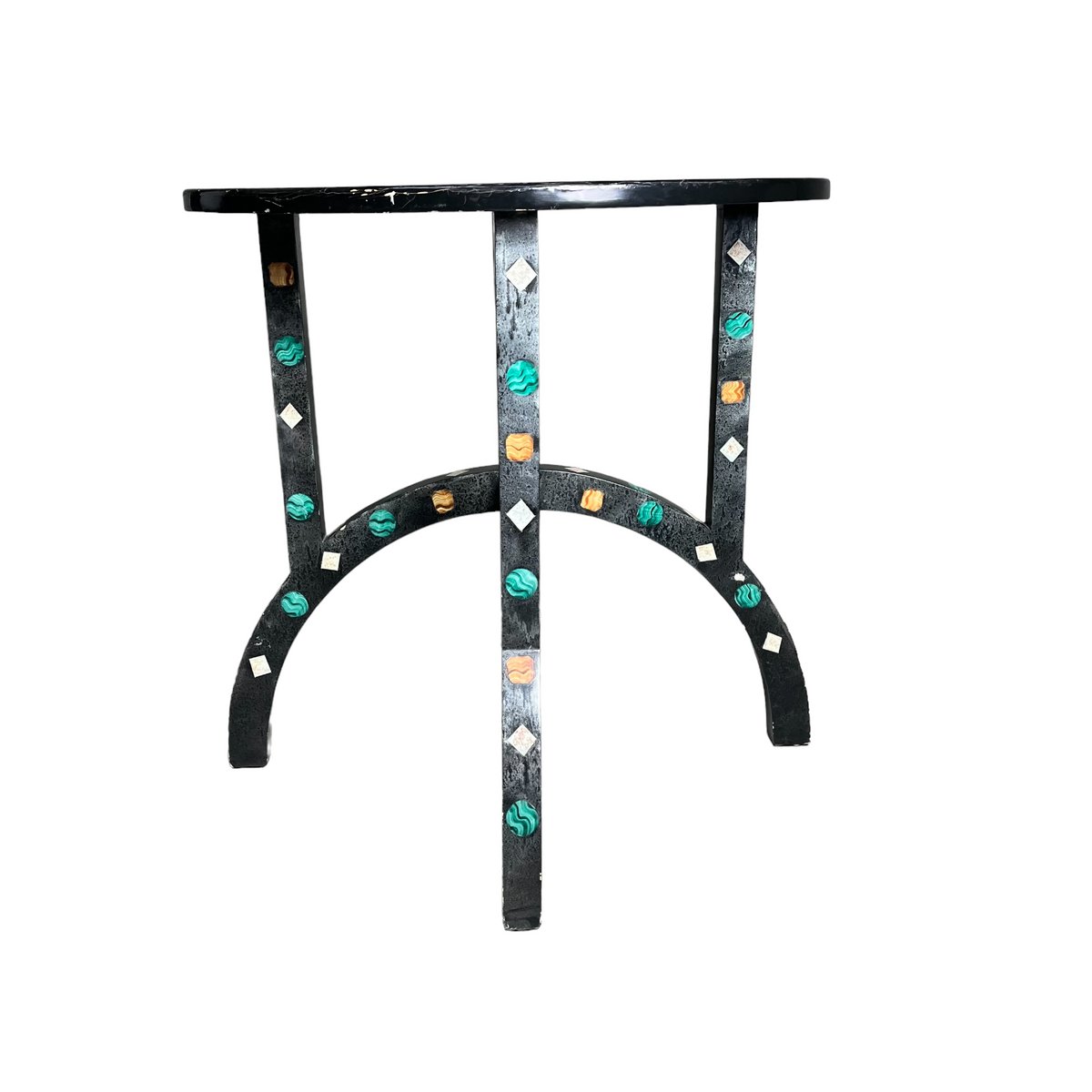 Colourful Side Table, 1980s for sale at Pamono