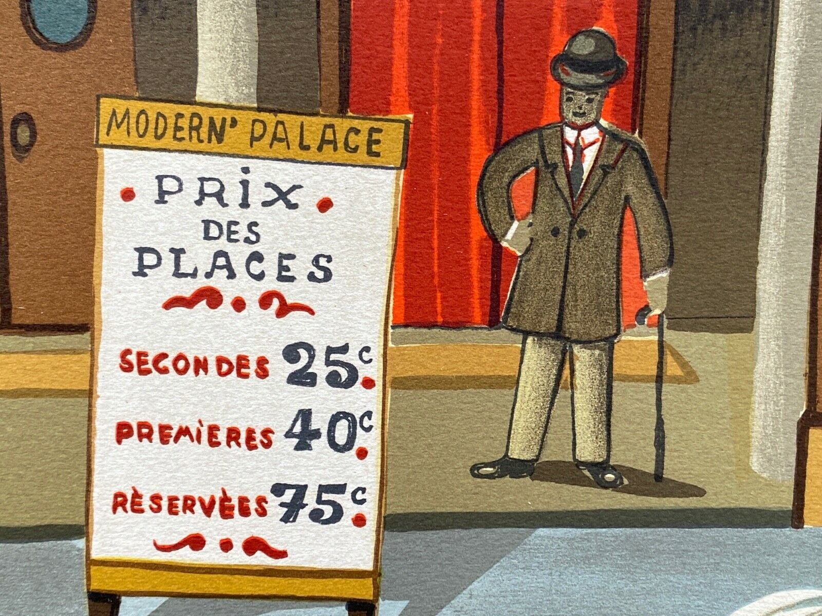 André Duranton, Modern Cinématograph Palace, 1950s, Lithograph for sale ...