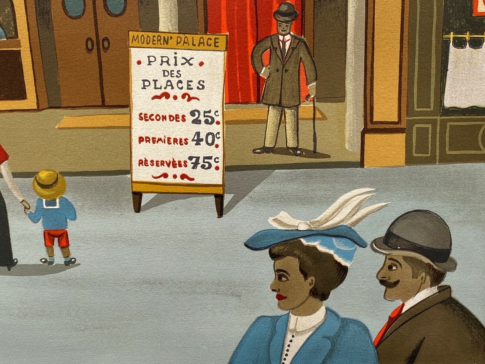 André Duranton, Modern Cinématograph Palace, 1950s, Lithograph for sale ...