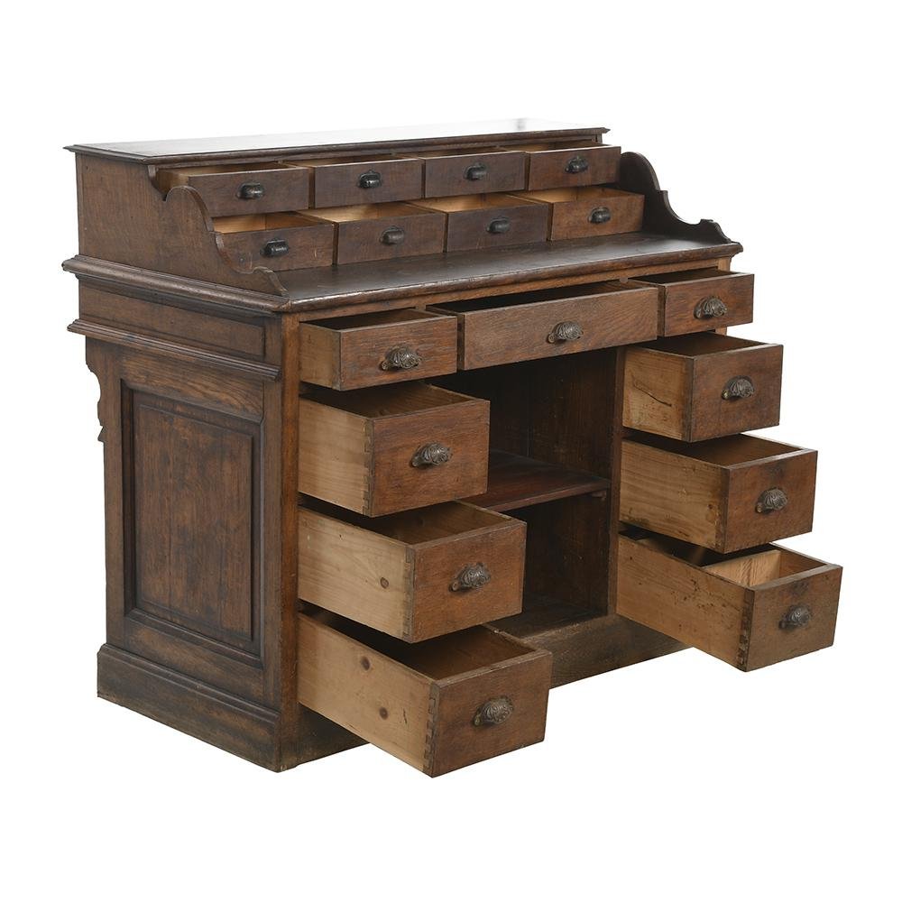 Wooden Haberdashery Counter, 1800s for sale at Pamono