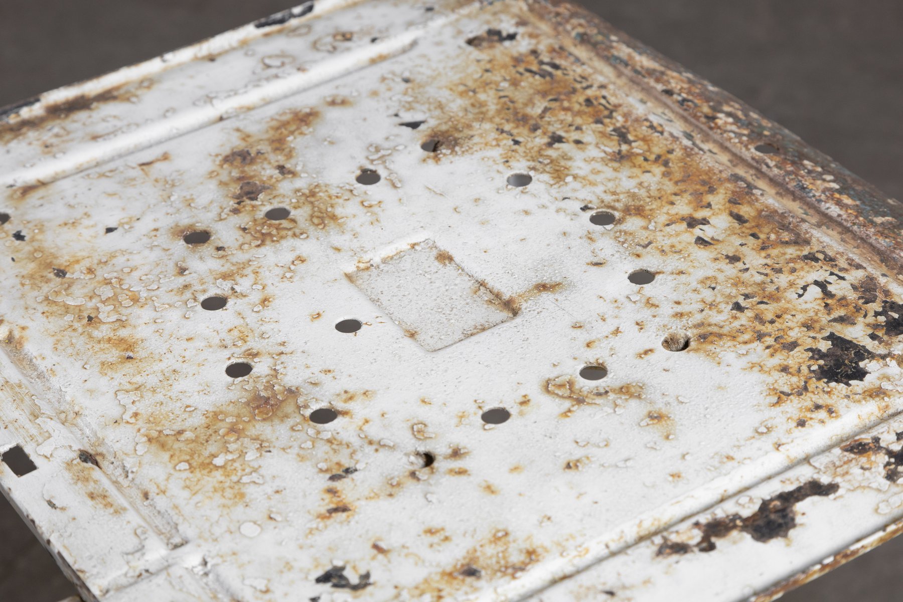 Sedie industriali in ferro di Olivetti per BBPR, anni '70 Set di 4 in ...