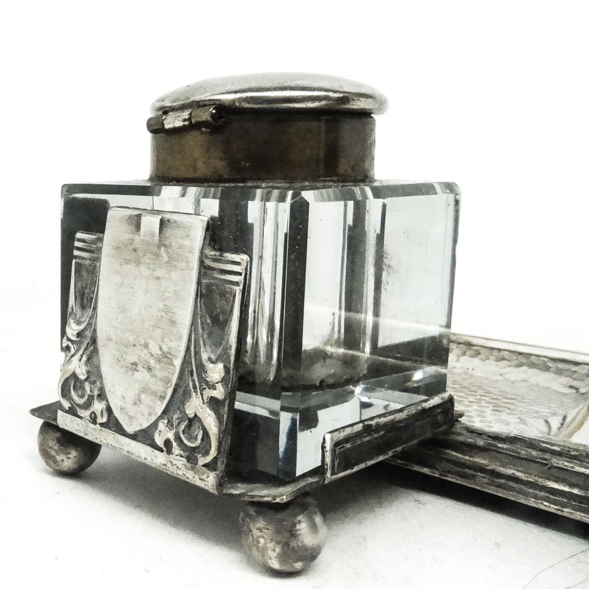 Calamaio Art Nouveau con portalettere, Germania, fine XIX secolo in ...