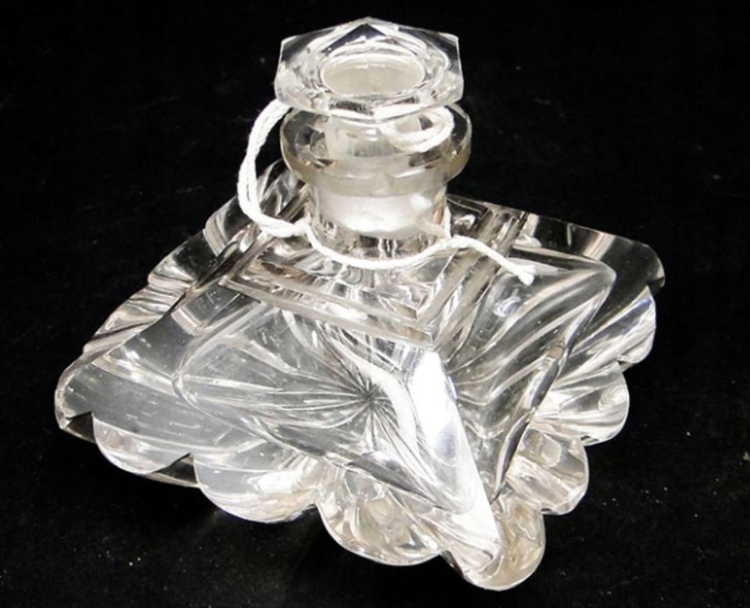 Art Deco Crystal Inkwell, Germany, 1930s for sale at Pamono