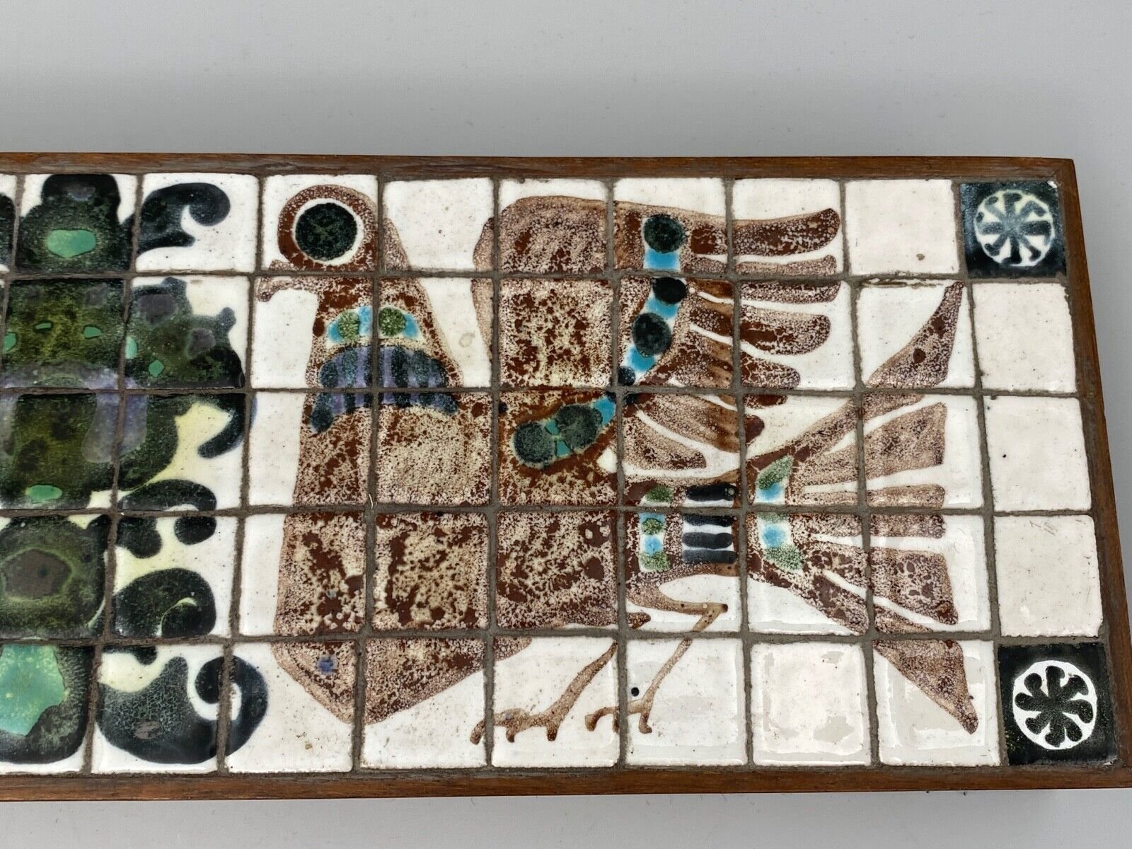 20th Century Ceramic Box with Tiling Decoration for sale at Pamono