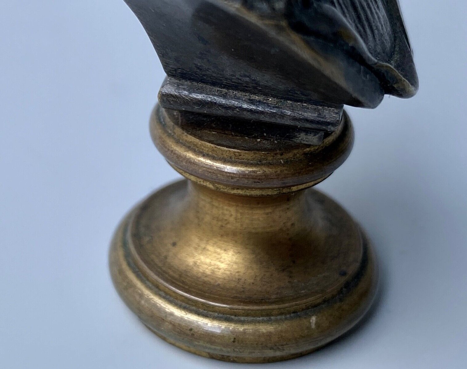 Napoleon III Bronze Stamp Christ Bust for sale at Pamono