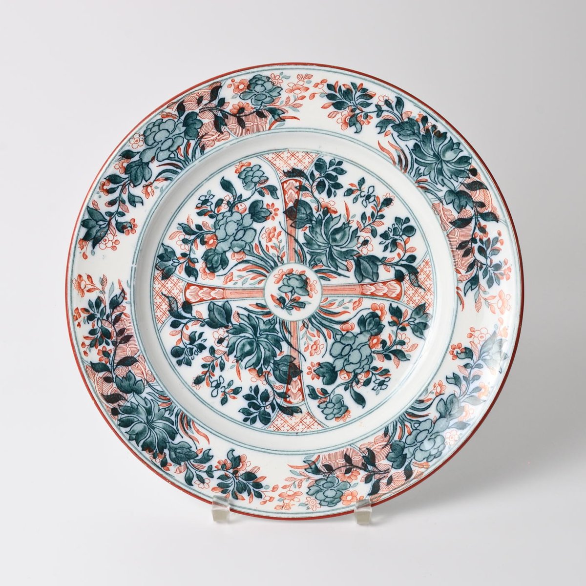 Antique English Ceramic Plates from Wedgwood, Set of 2 for sale at Pamono