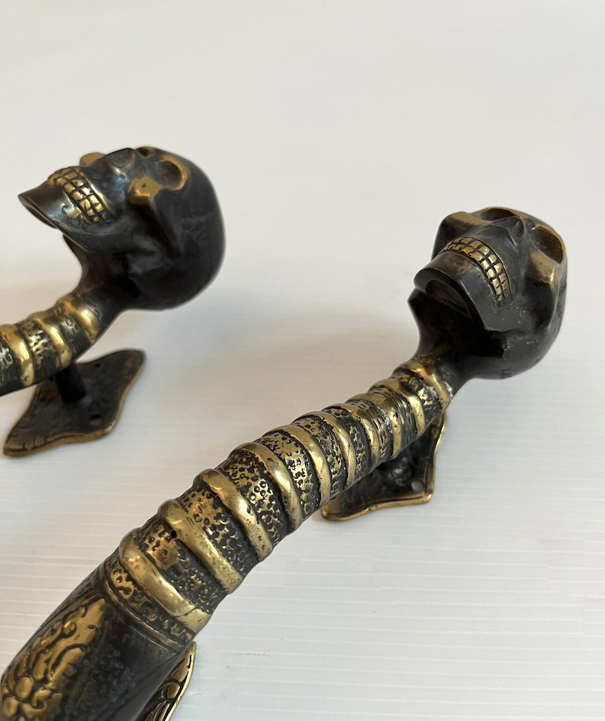 Vintage Skull Handles, 1970s for sale at Pamono