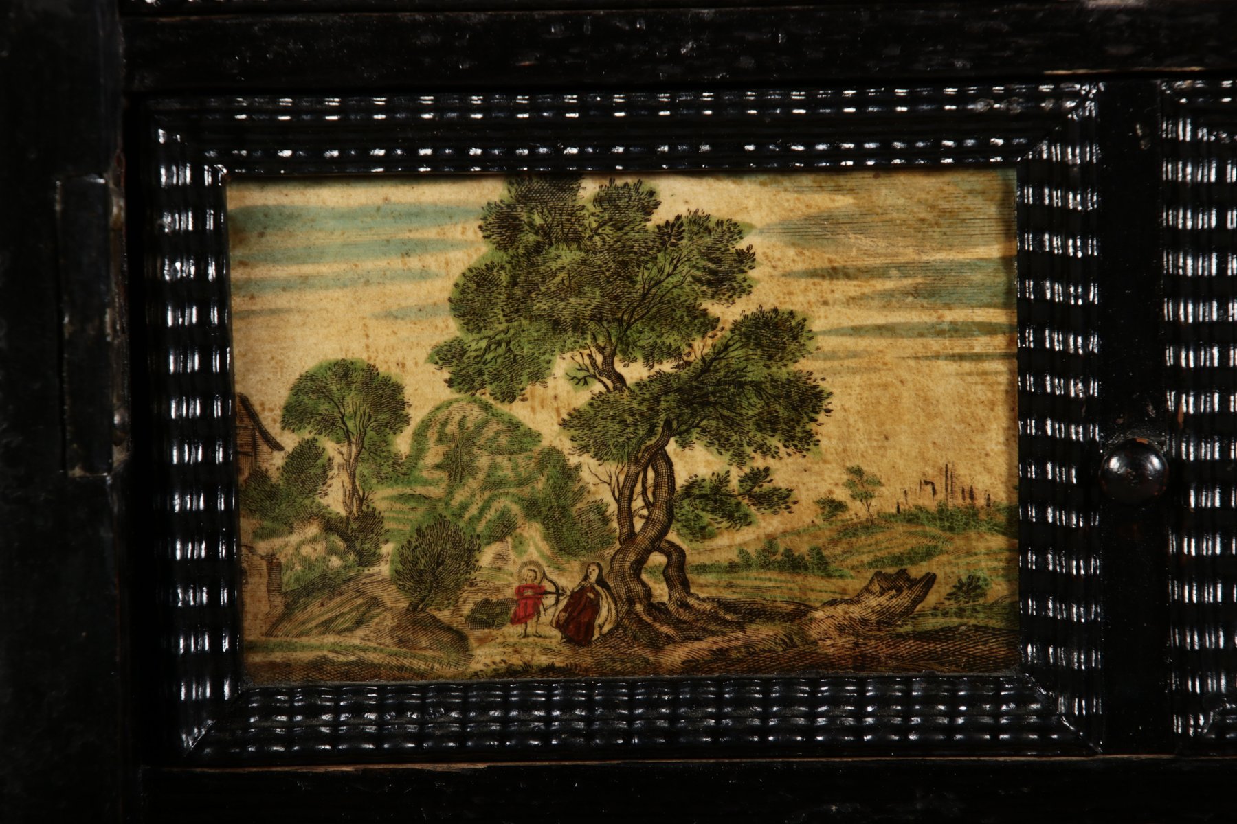 Antique Late Renaissance Early Baroque Cabinet, 1700s for sale at Pamono