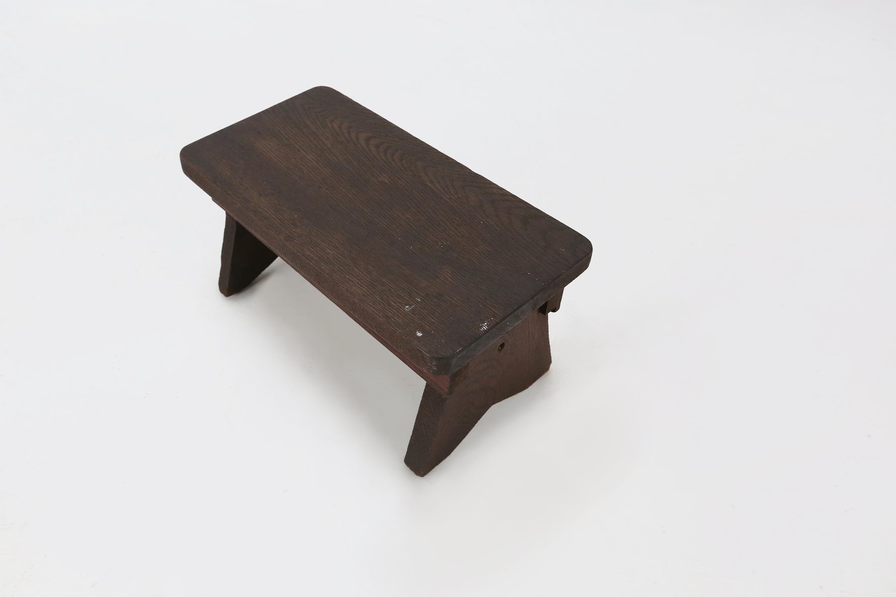 Wooden Rustic Stool, 1880s for sale at Pamono