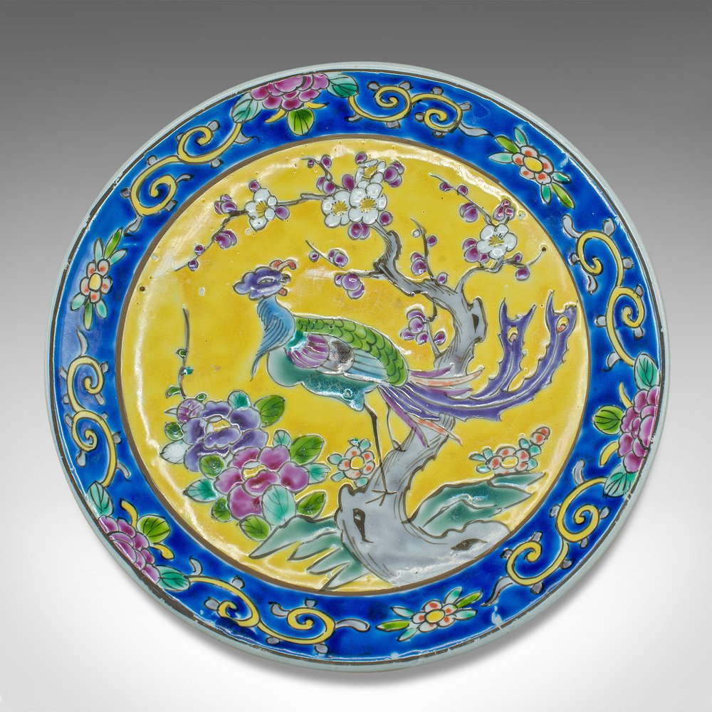 Antique Chinese Decorative Plate, 1890s for sale at Pamono