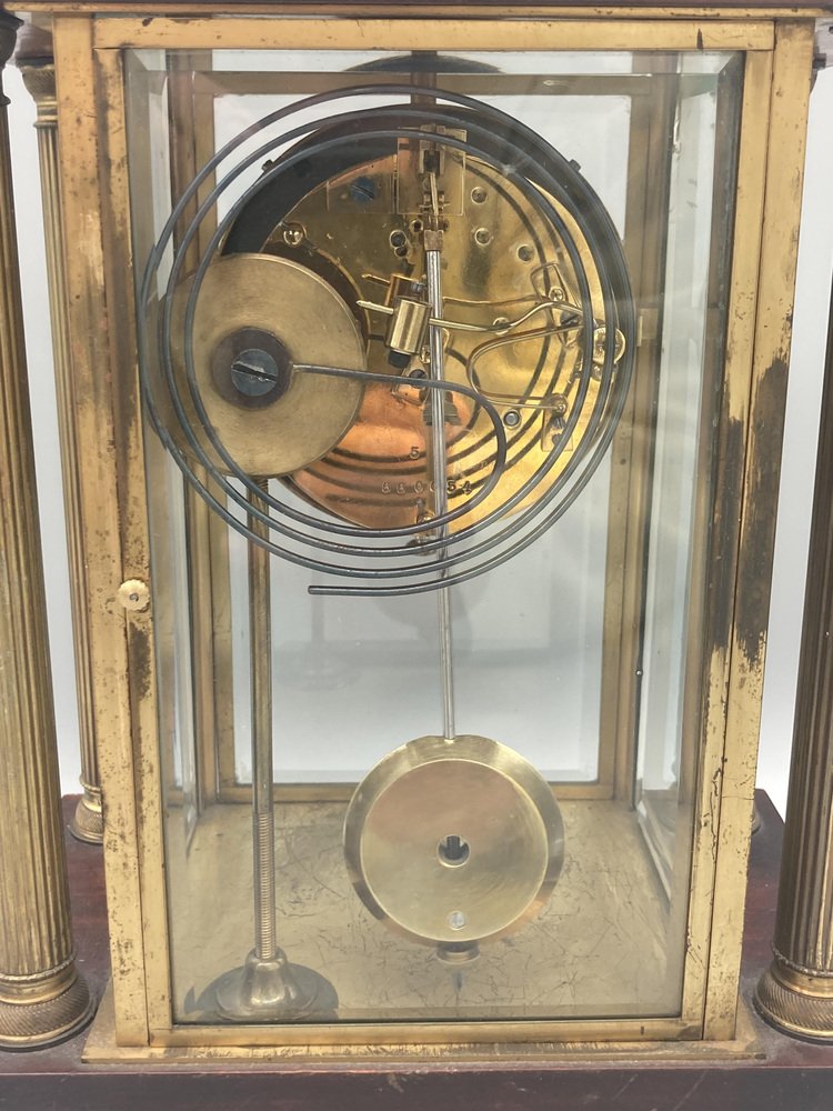 Antique Portal Clock from Lenzkirch AGU, 1890s for sale at Pamono