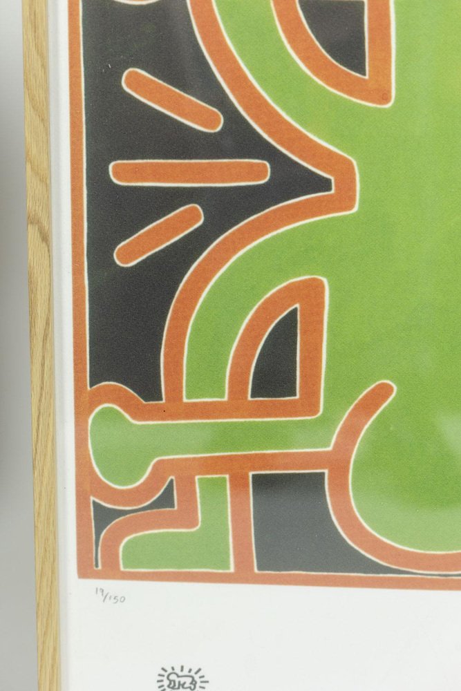 Keith Haring, Figurative Composition, Lithograph, 1990s for sale at Pamono