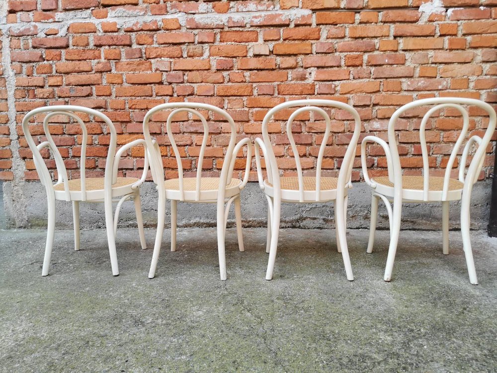 White Wicker and Rattan Chair from Stol Kamnik, Yugoslavia, 1970s for ...