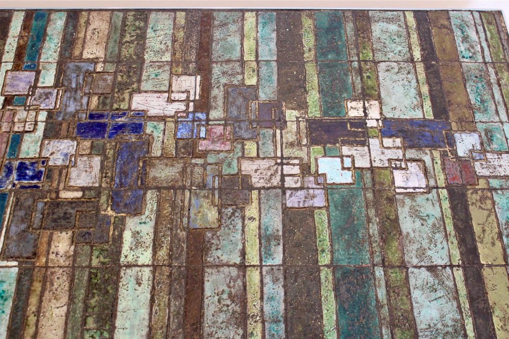 Slate Ceramic Mosaic Artwork Coffee Table by Pia Manu, 1970s for sale ... Slate Ceramic Mosaic Artwork Coffee Table by Pia Manu, 1970s for sale ...