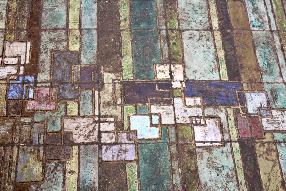 Slate Ceramic Mosaic Artwork Coffee Table by Pia Manu, 1970s for sale ... Slate Ceramic Mosaic Artwork Coffee Table by Pia Manu, 1970s for sale ...