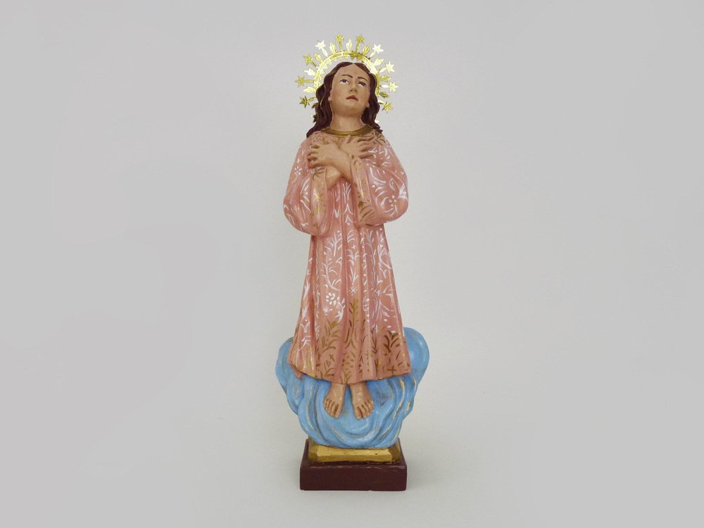 Virgin Mary Plaster Statue by J. M. Cosamo, 2004 for sale at Pamono