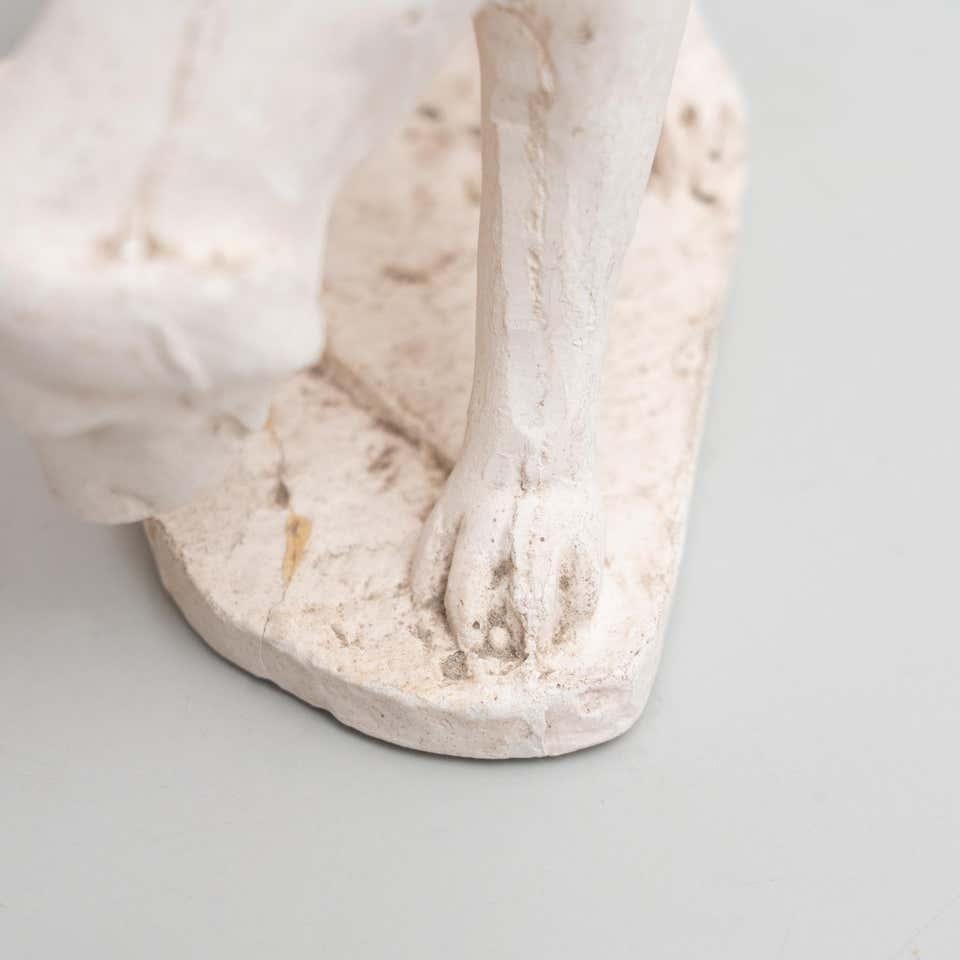 Traditional Dog Plaster Figures, 1950s, Set of 2 for sale at Pamono