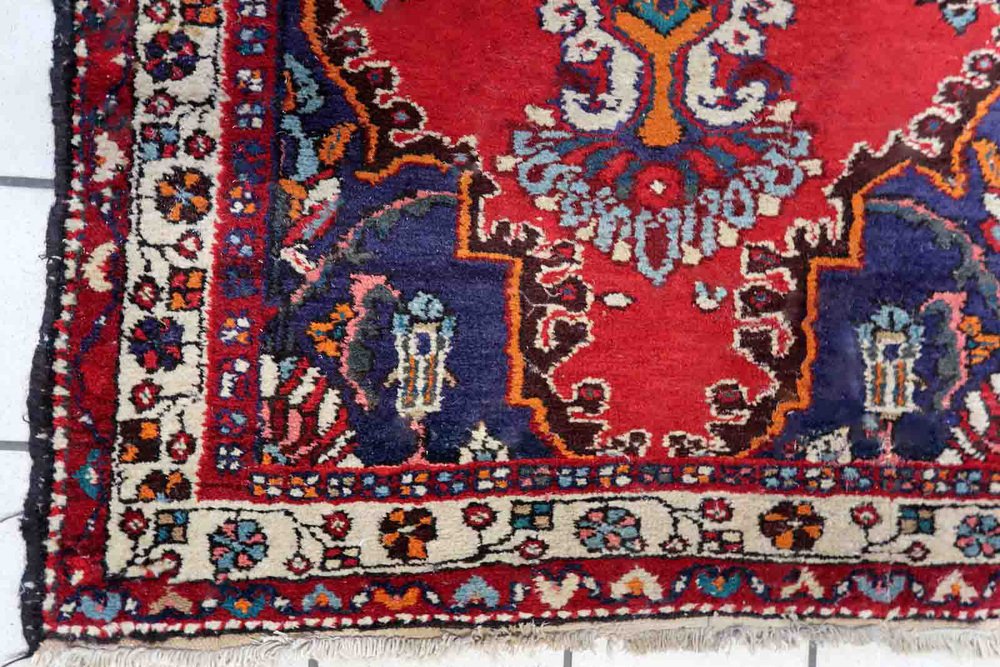 Vintage Middle Eastern Hamadan Rug, 1970s for sale at Pamono