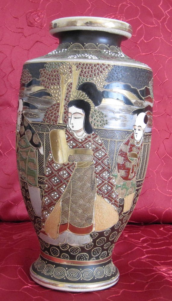 Satsuma Vase, Japan, 1890s for sale at Pamono