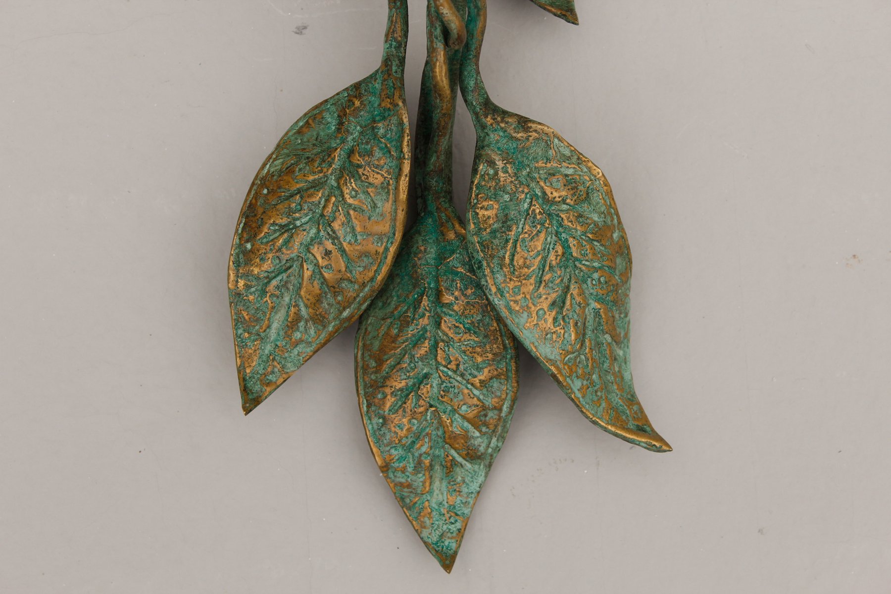 Large Sculptural Sconce with Bronze Patina attributed to Hans Möller ...