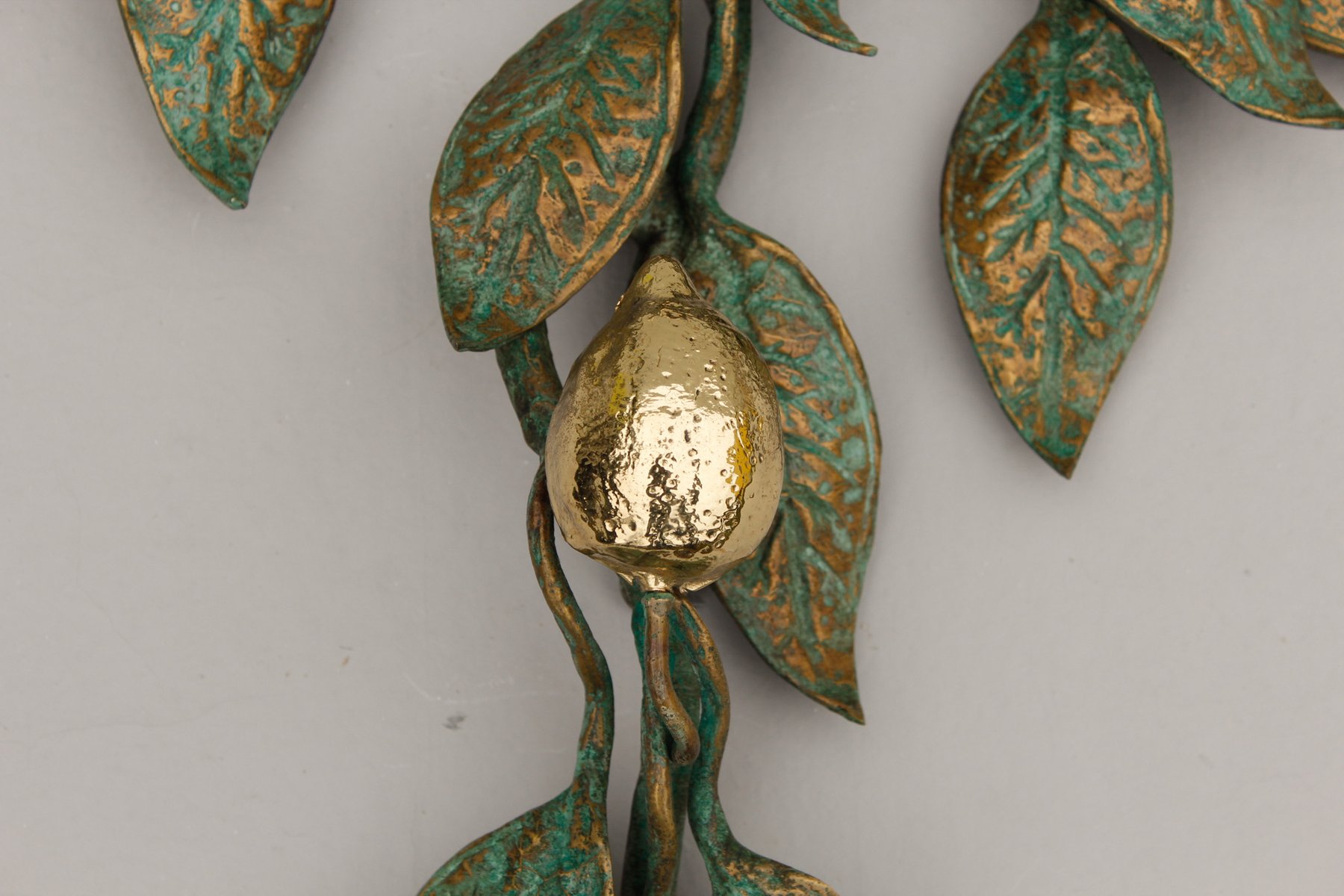 Large Sculptural Sconce with Bronze Patina attributed to Hans Möller ...