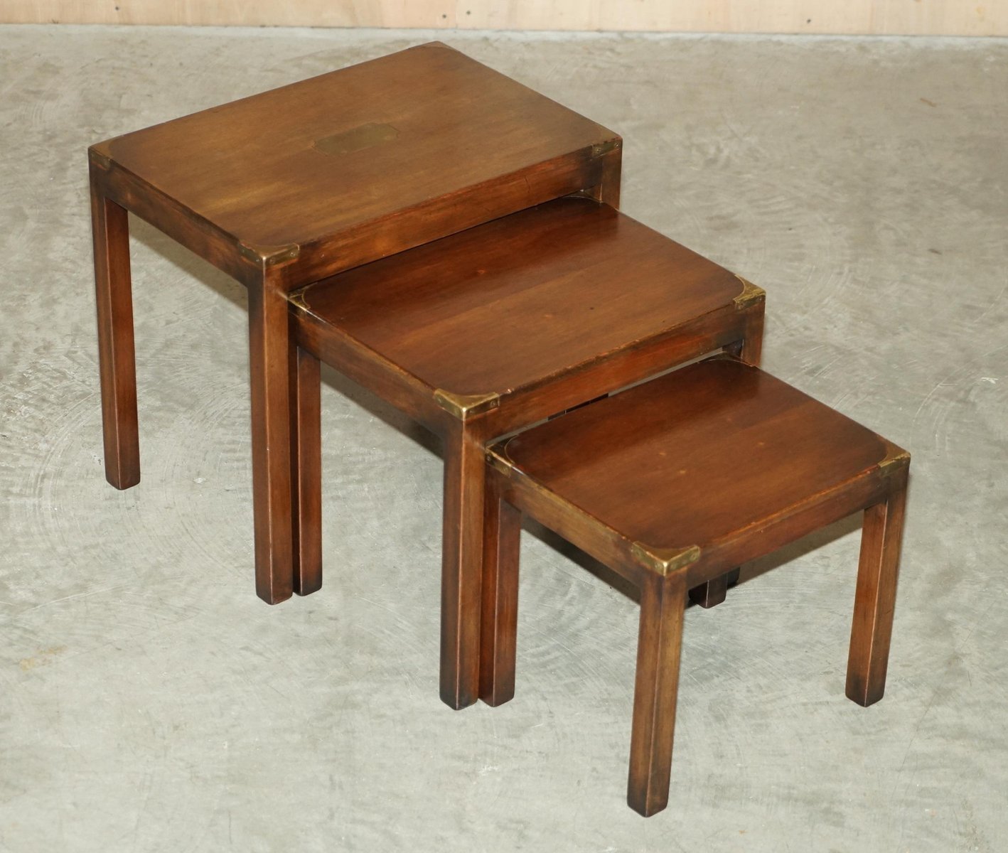 Vintage Nesting Tables from Harrods, Set of 3 for sale at Pamono