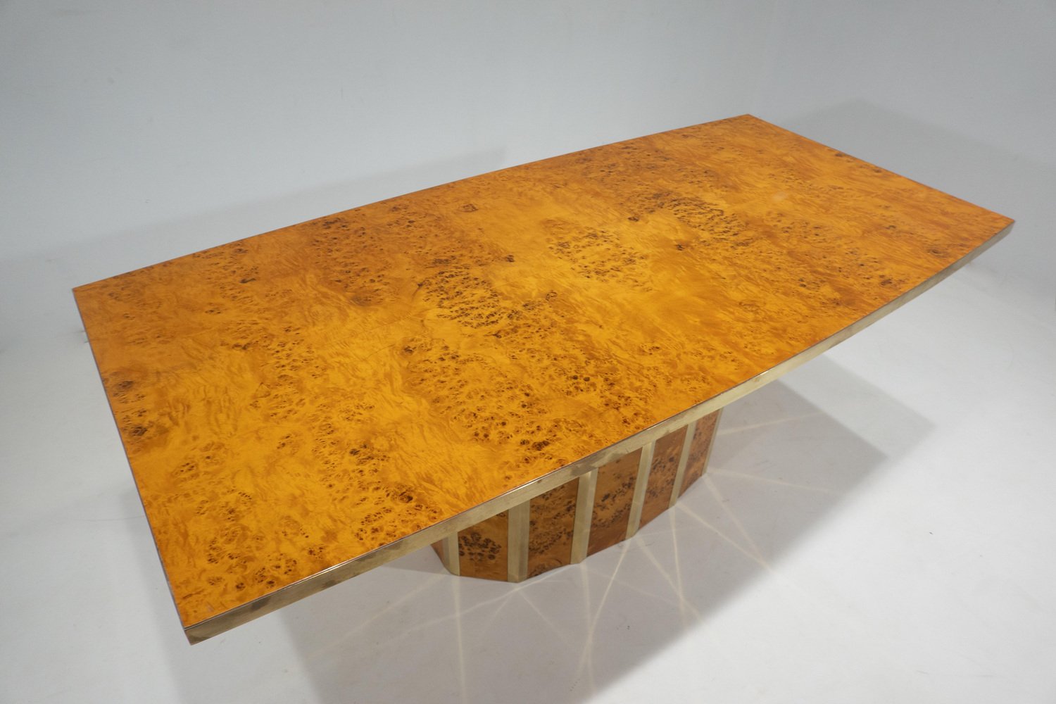 Ash Burl Dining Table, 1970s for sale at Pamono